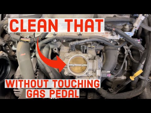 Cleaning Throttle Body On 2.4 Liter Chevy Malibu (Only) WITHOUT Touching Gas/Accelerator Pedal