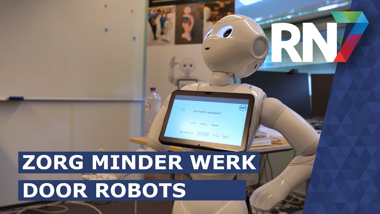 Robots verlichten werk in de zorg - YouTube
