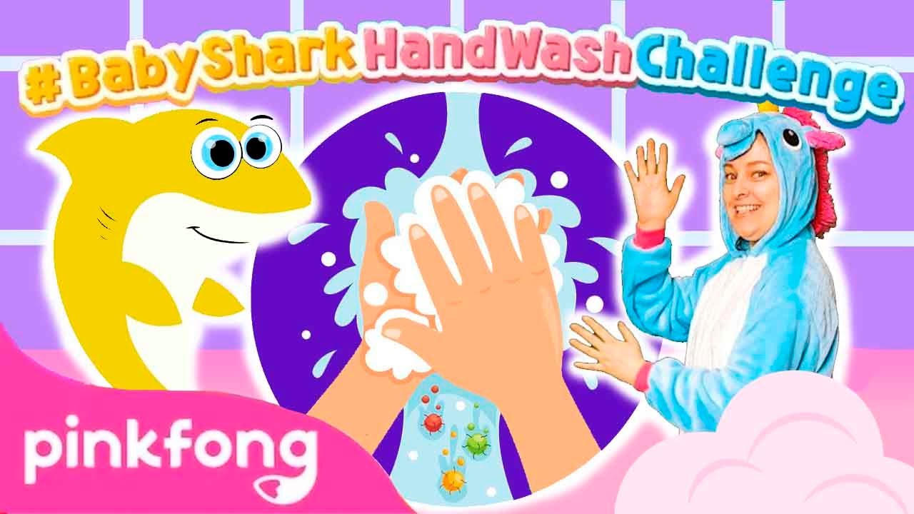 Baby Shark Hand Wash Challenge | Wash Your Hands with Baby Shark | # ...