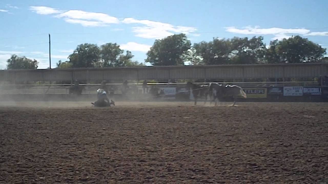 Colt Carter winning the Double Mugging on Calies Greygun - YouTube