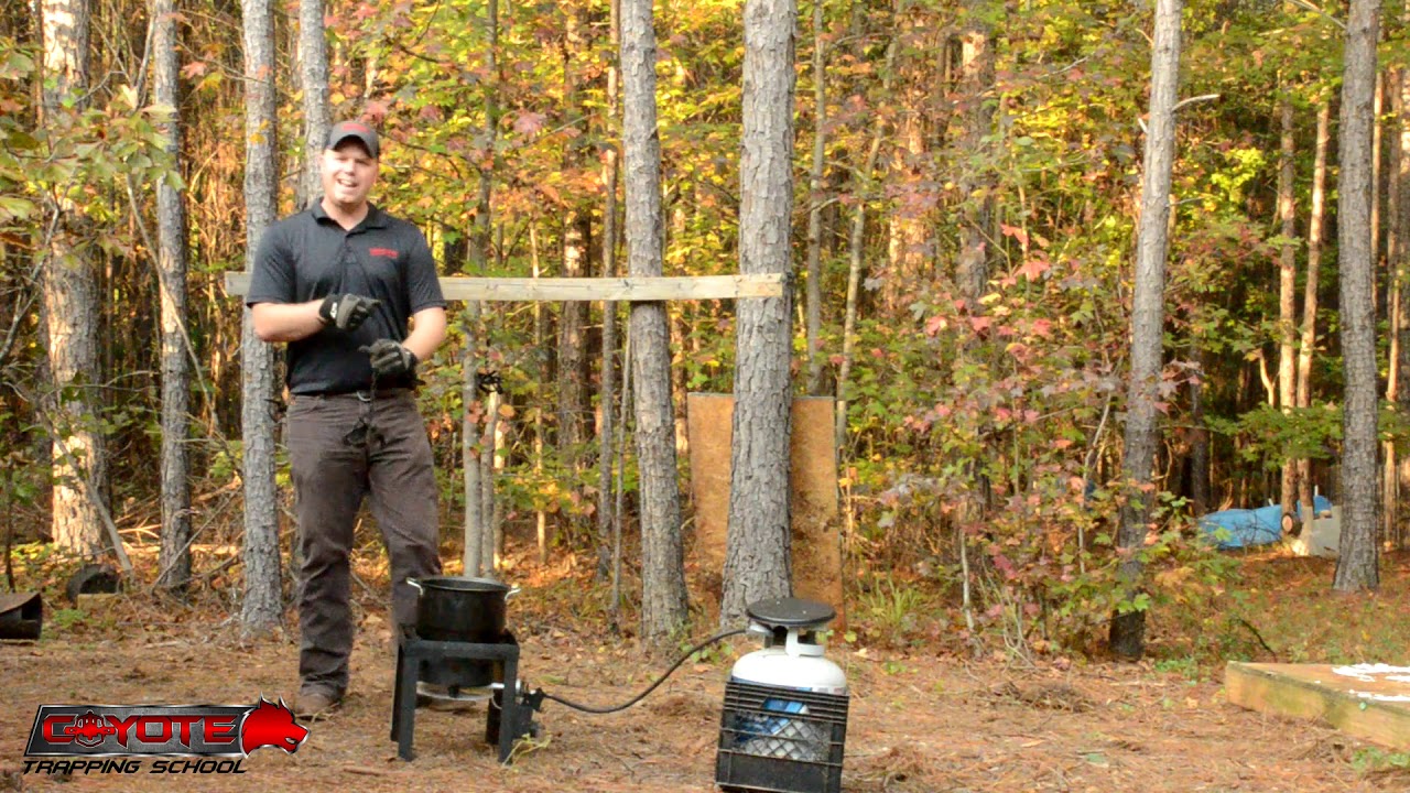 Waxing Traps - Fur Trapping - YouTube