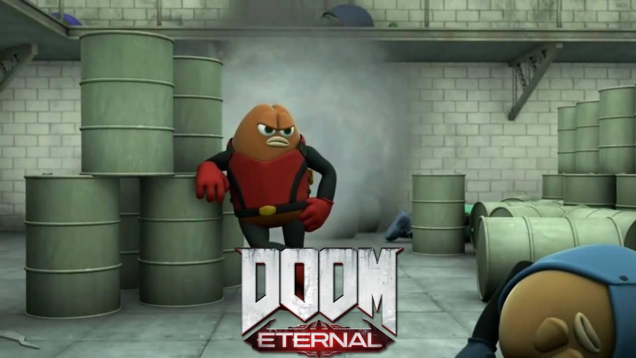 la musica de doom eternal en killer bean - YouTube