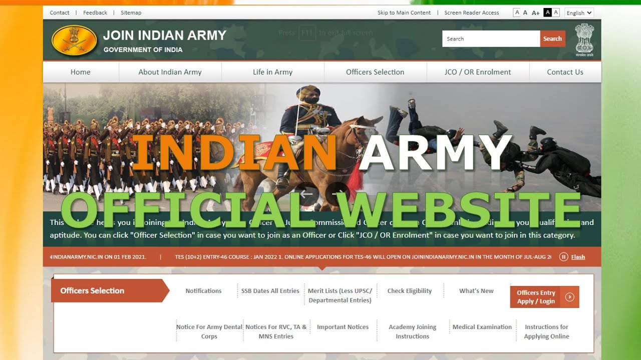Indian Army Official website - YouTube