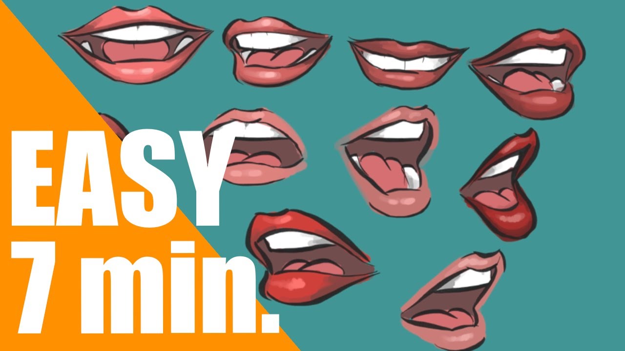 The Art of Mouths: Drawing EASY Expressions - YouTube