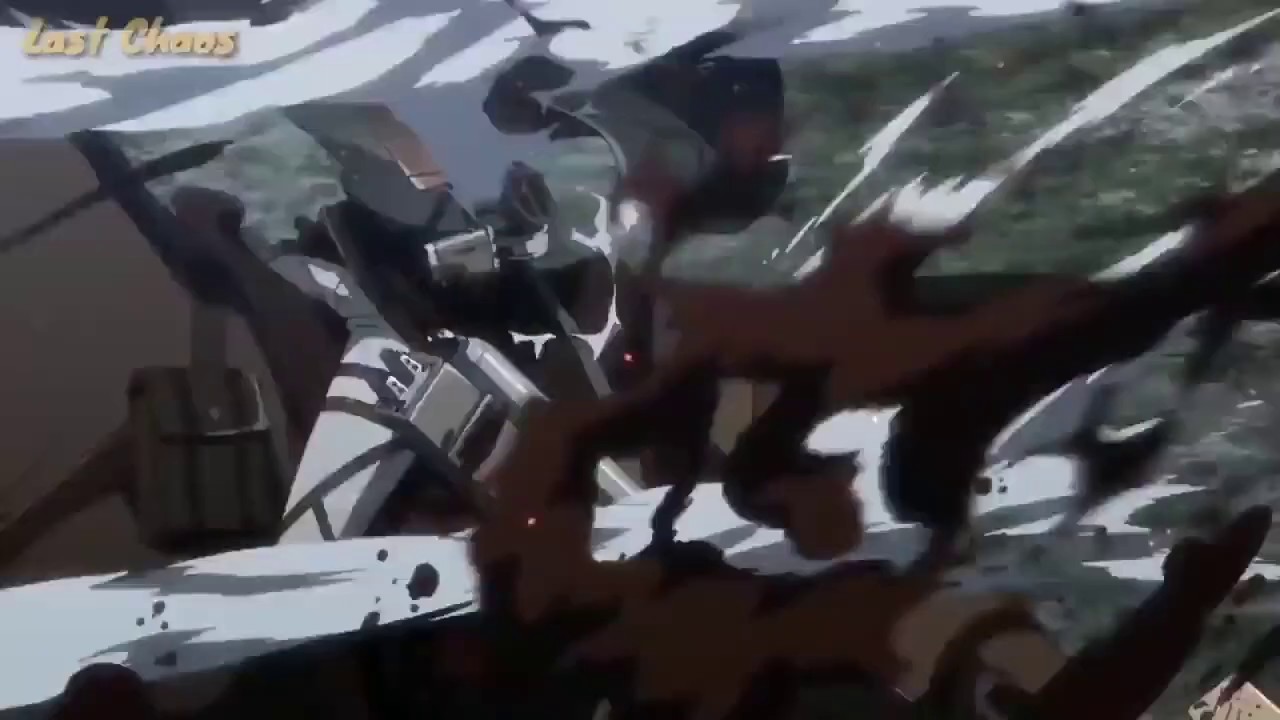 LEVI RAGE MODE ON BEAST TITAN - ATTACK ON TITAN - YouTube