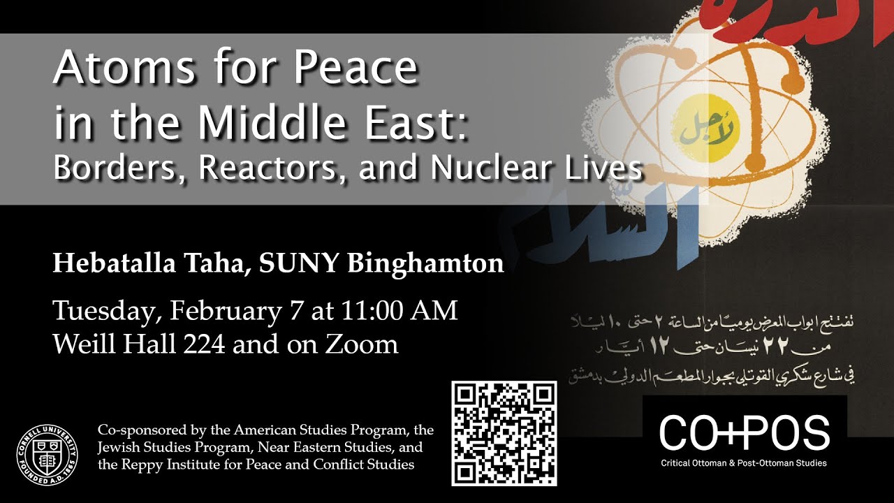 Atoms for Peace in the Middle East: Borders, Reactors, and Nuclear ...