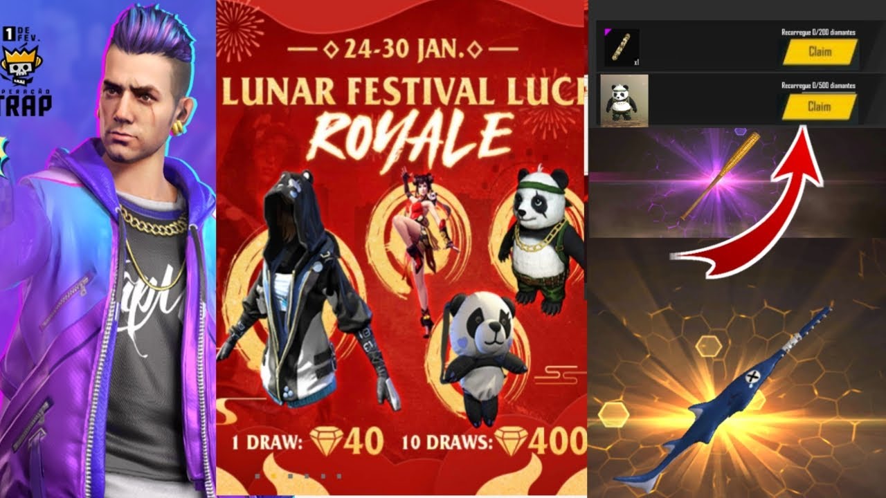 Free Fire New Event Get Panda,Panda Emote, KungFu Bundle,Upcoming Event ...