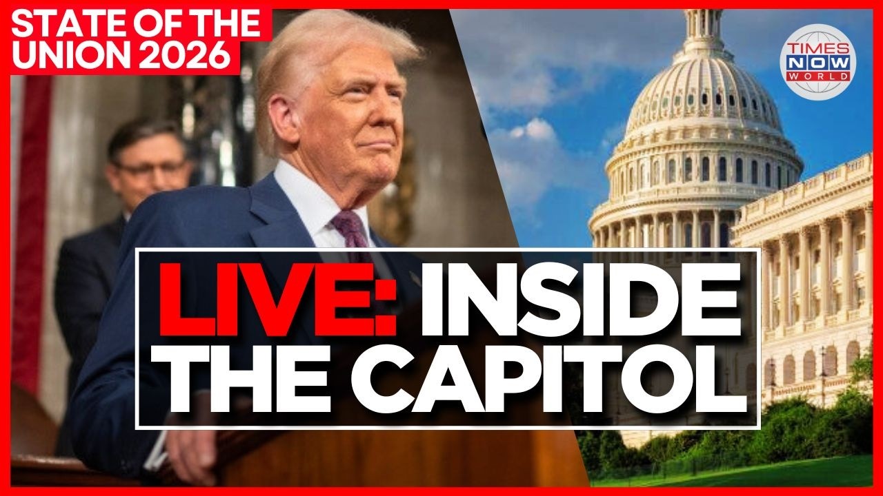 LIVE: Inside the U.S. Capitol - SOTU 2026 Arrivals & Pre-Show | Times ...
