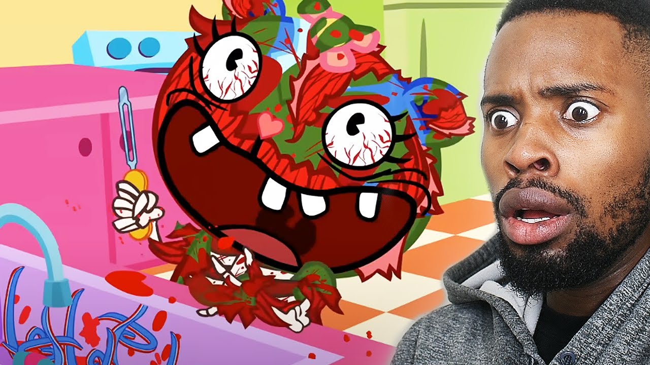 Reacting to Happy Tree Friends [Episode 4] - YouTube