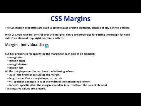 Learn CSS margins | CSS Margin | Margin in CSS3 tutorial in hindi | #css #34 - YouTube