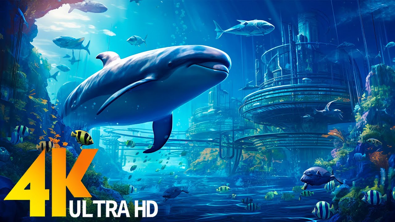 OCEAN LIFE 4K [60FPS] - Relaxing Oceanscapes - Sleep Meditation 4K UHD ...