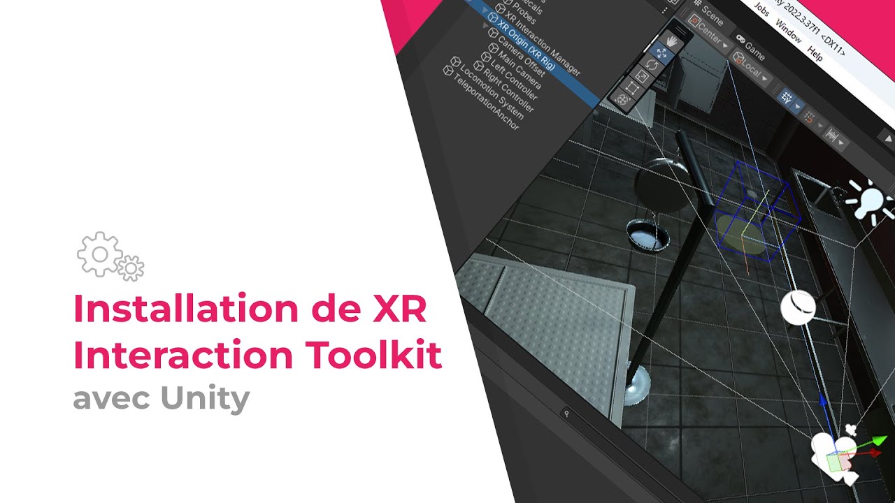 Préparation d’un projet VR avec Unity - Partie 2 - XR Interaction Toolkit avec Unity - YouTube
