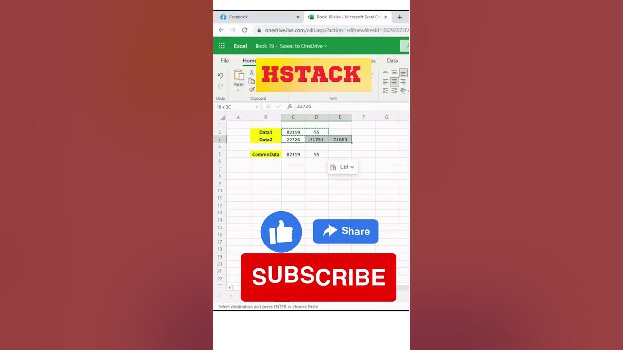 Hstack Excel Viral Advancedexcel Exceltricks Exceltips Excelfunctions Datanalysis Youtube