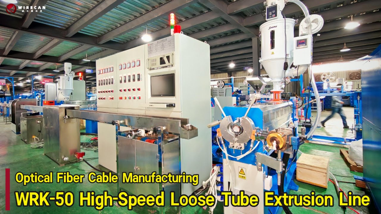 WRK-50 Loose Tube Extrusion Line | High-Speed Optical Fiber Cable ...