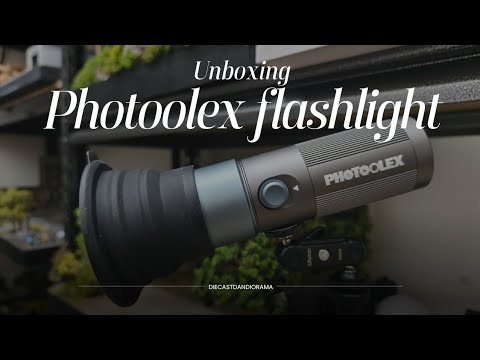 Unboxing Photoolex Flashlight | May 2025 | #diecastdandiorama - YouTube