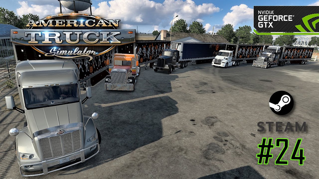 ATS - Happy Halloween event #Thrustmaster 💛💙 #24 - YouTube