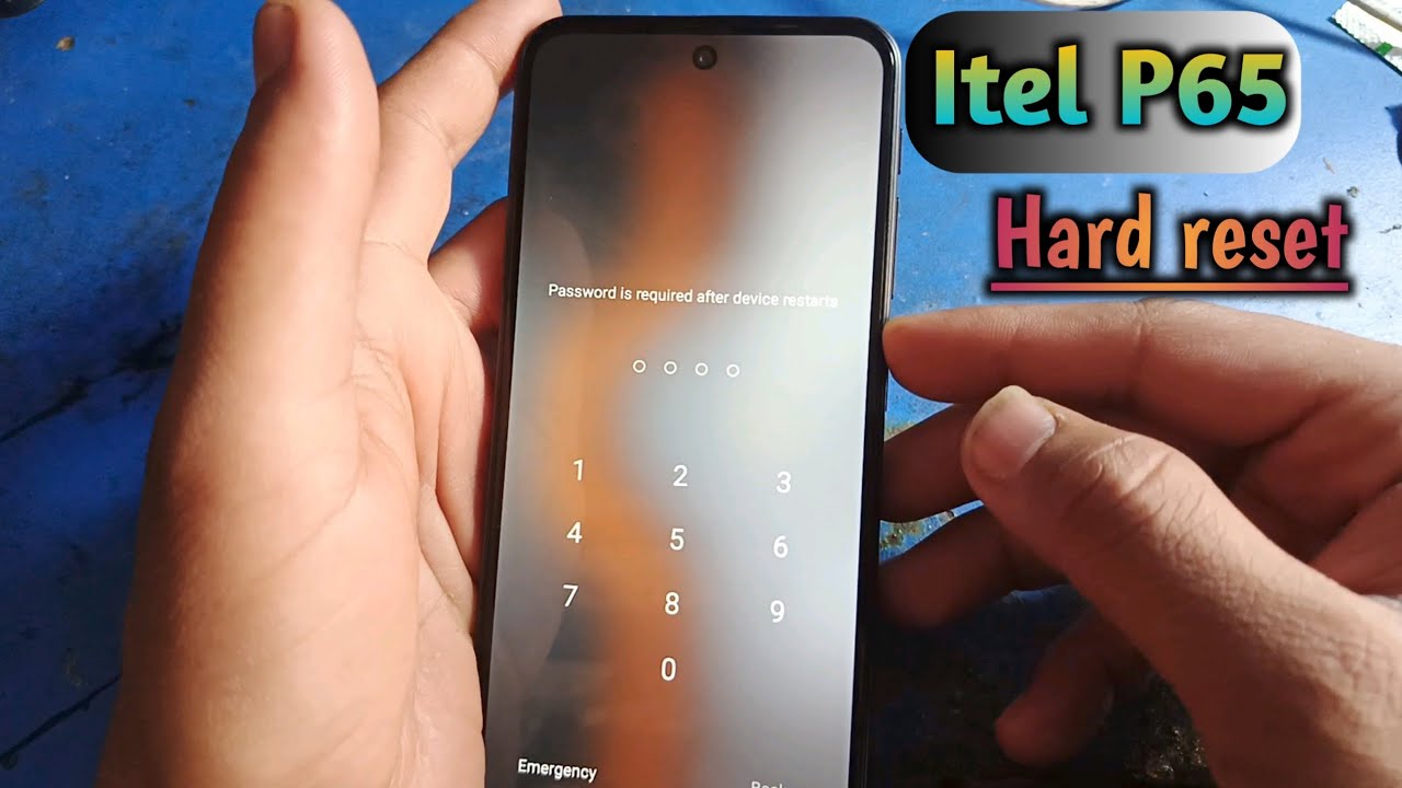 Itel P65 hard reset// itel mobile hard reset - YouTube