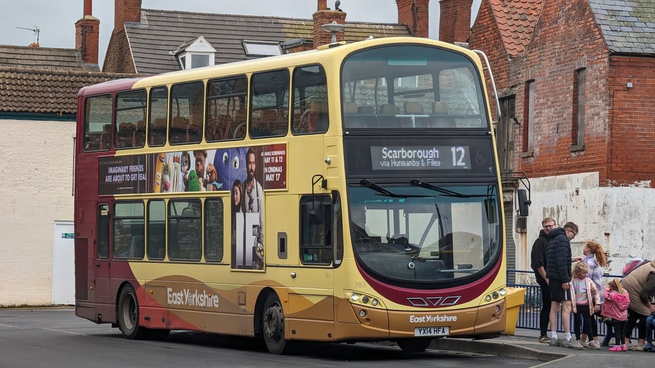 *Full Route Visual* East Yorkshire Coaster Route 12 (Scarborough ...