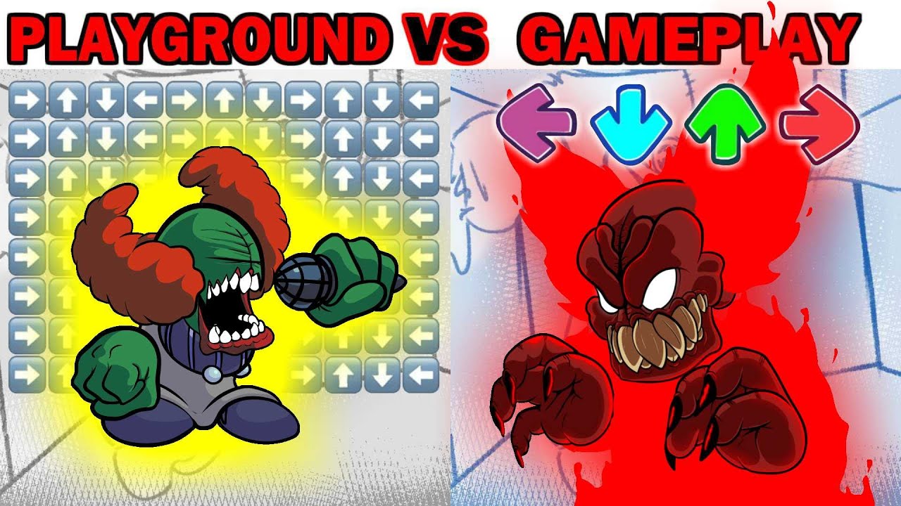 FNF Character Test | gameplay VS playground | Tricky Hellclown - YouTube