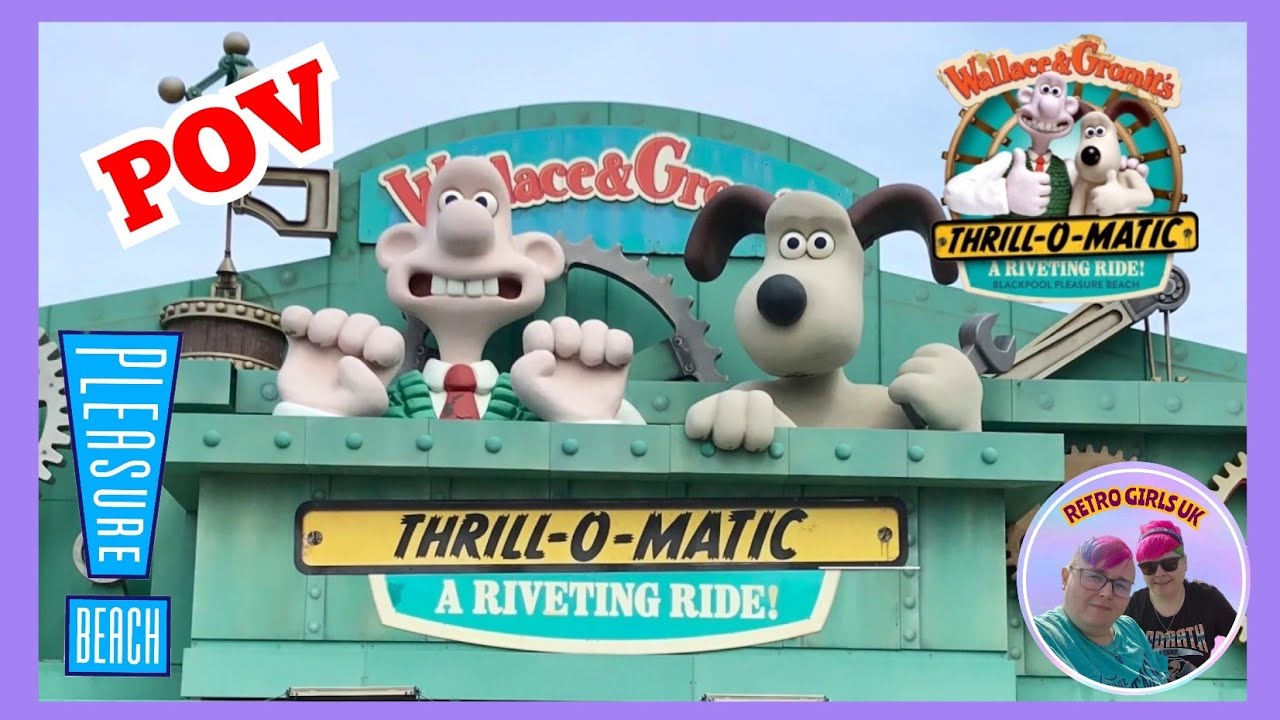 Wallace & Gromit Thrill-O-Matic On Ride POV Dark Ride at Blackpool ...