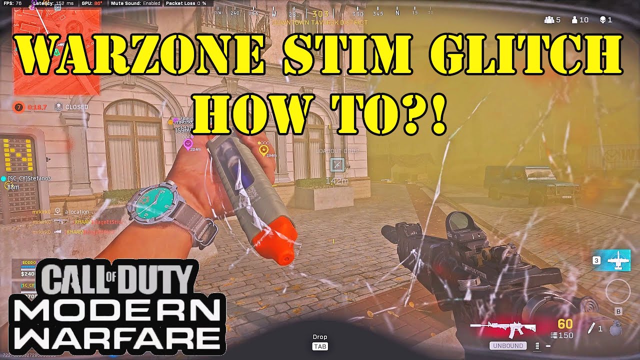 CALL OF DUTY MODERN WARFARE - UNLIMITED STIM SHOTS GLITCH WARZONE - HOW ...