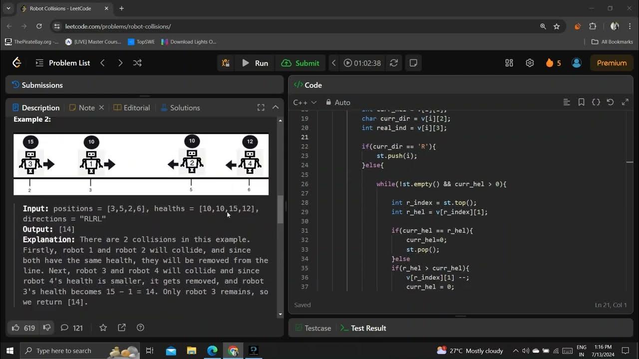 2751. Robot Collisions - YouTube