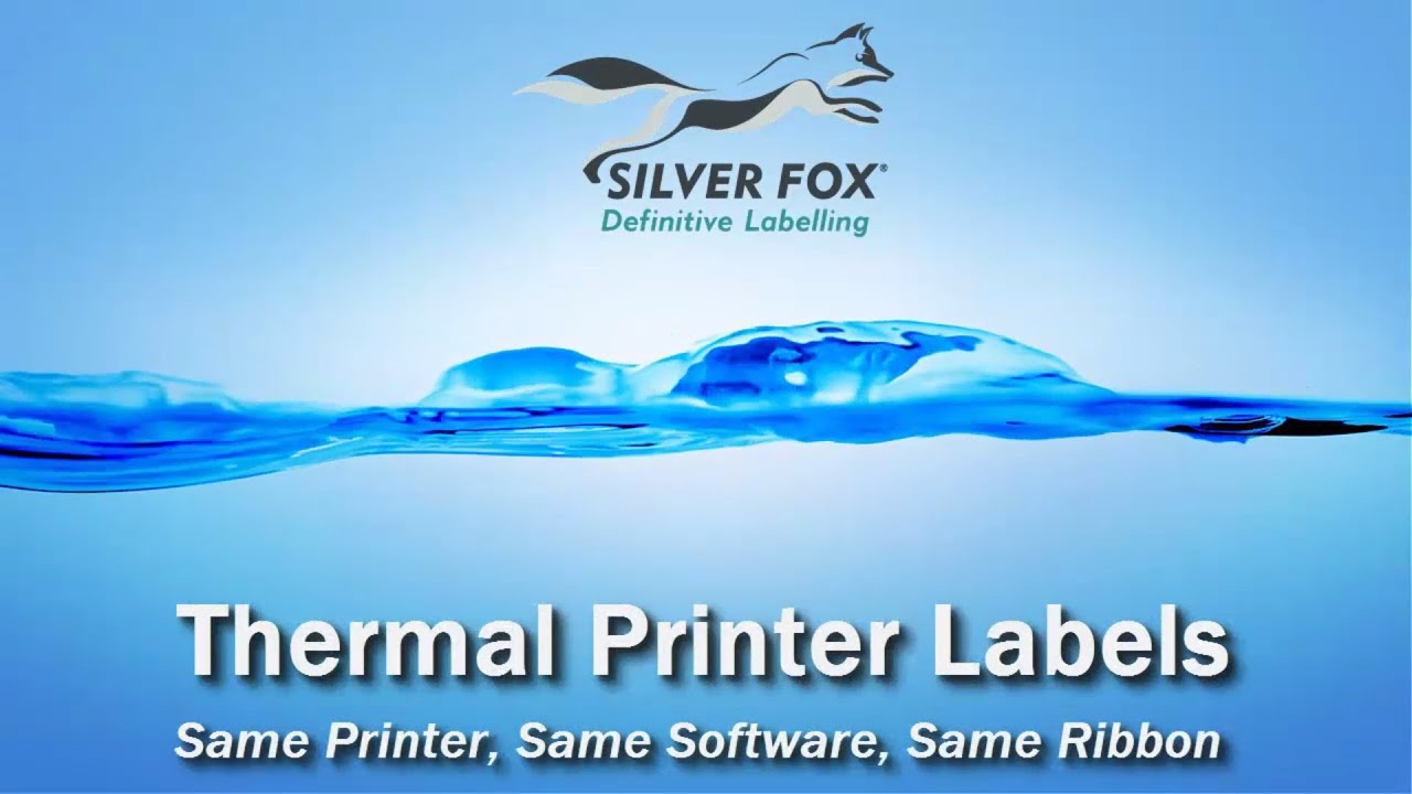 Silver Fox® Thermal Label range - YouTube