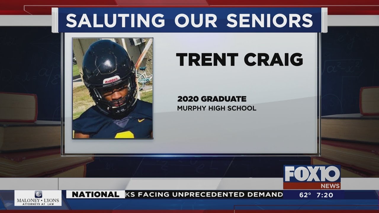 Saluting Our Seniors: Trent Craig and Kennedy Payne - YouTube