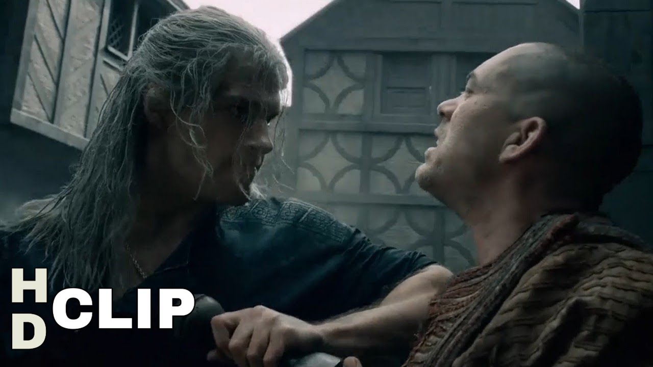 The Witcher-market fight scene - YouTube