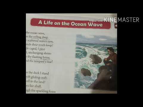 8th standard poem : A Life on the Ocean Wave - YouTube