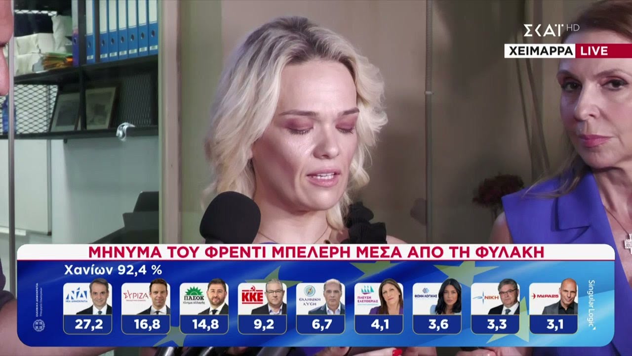 Μήνυμα του Φρέντι Μπελέρη μέσα από τη φυλακή | Ευρωεκλογές 2024 | 09/06 ...