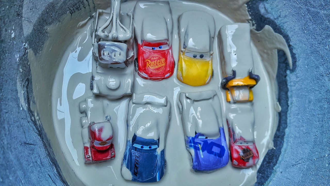 looking for disney pixar cars muddy, lightning mcqueen, keren, cruz ...