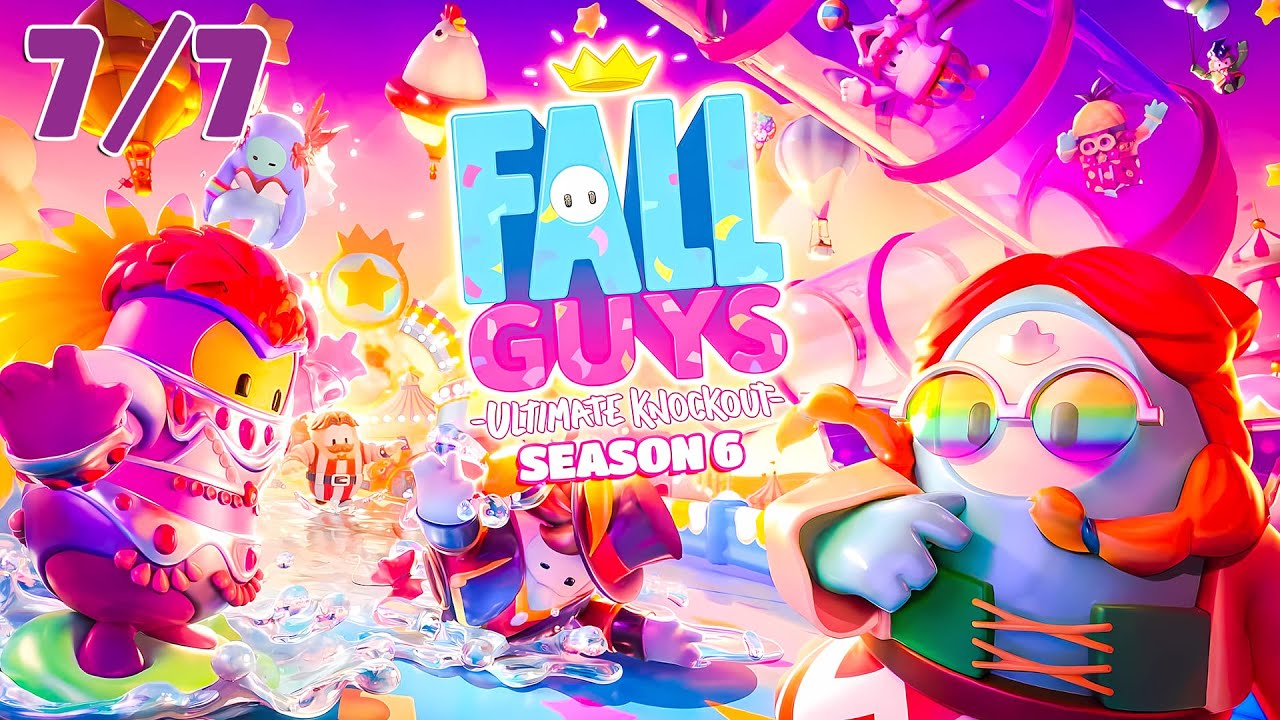 FALL GUYS OG SEASON 6 - Playthrough No Commentary - PART 7/7 - YouTube