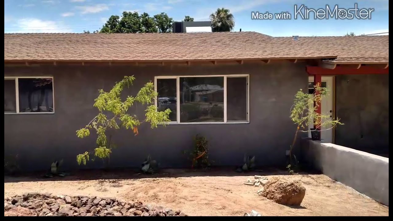 Stucco jobs I done in Phoenix Az - YouTube