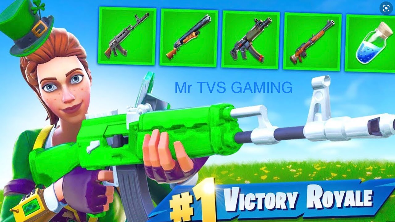 Only Green Weapons Challenge|Fortnite |Chapter 2 Season 7|Mr TVS GAMING ...
