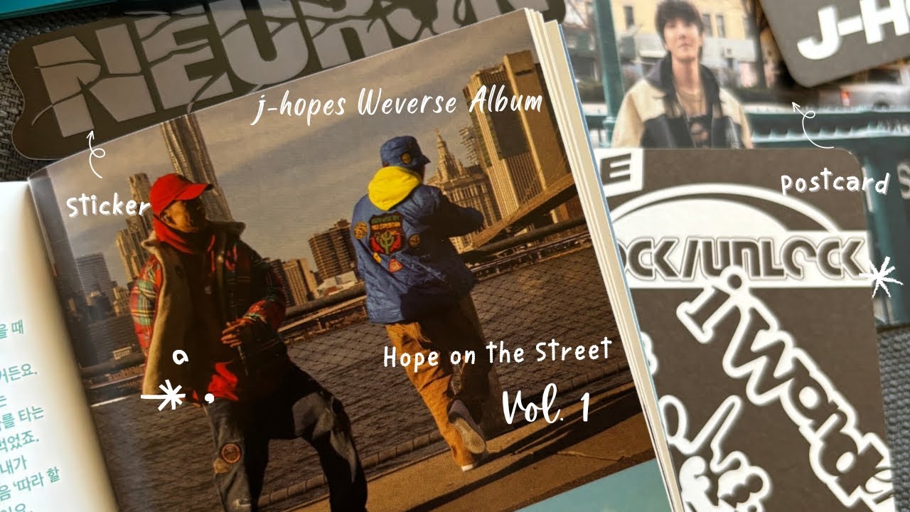 Unboxing HOPE ON THE STREET VOL 1 (Weverse Album Version) - YouTube
