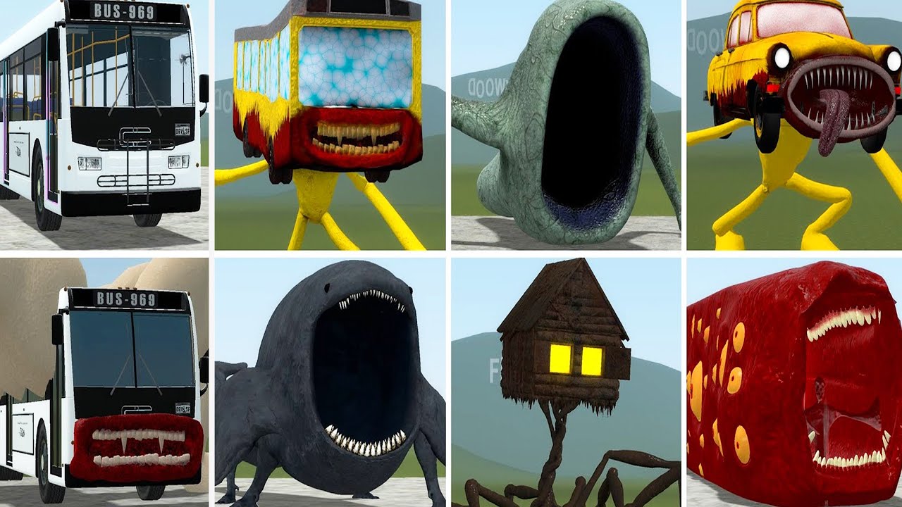 I PLAYED DEATHMATCH GAME WITH CAR EATER TAPES,SEA EATER,BUS EATER TAPES ...