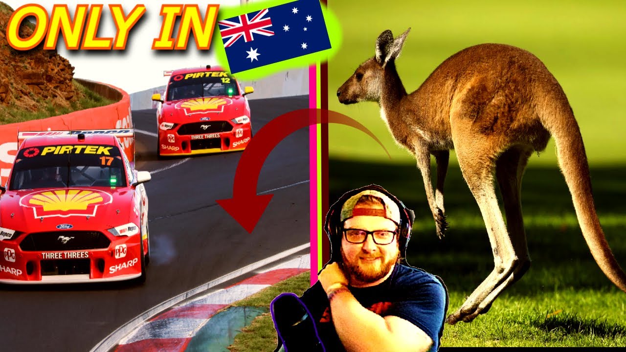 American Reacts to Kangaroos VS Bathurst! (Racecars) - YouTube