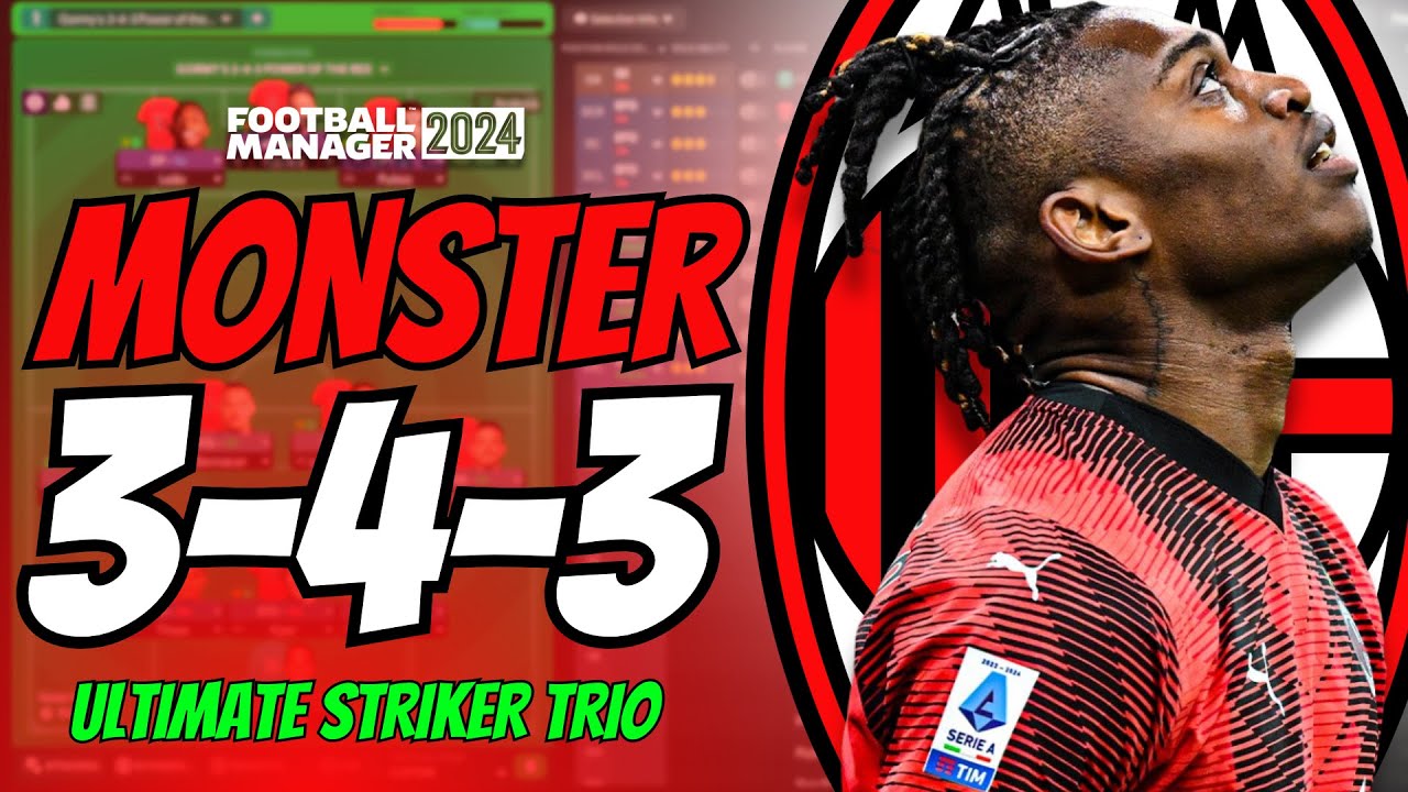 You MUST USE This MONSTER FM24 3-4-3 Tactic | FM24 Tactics - YouTube