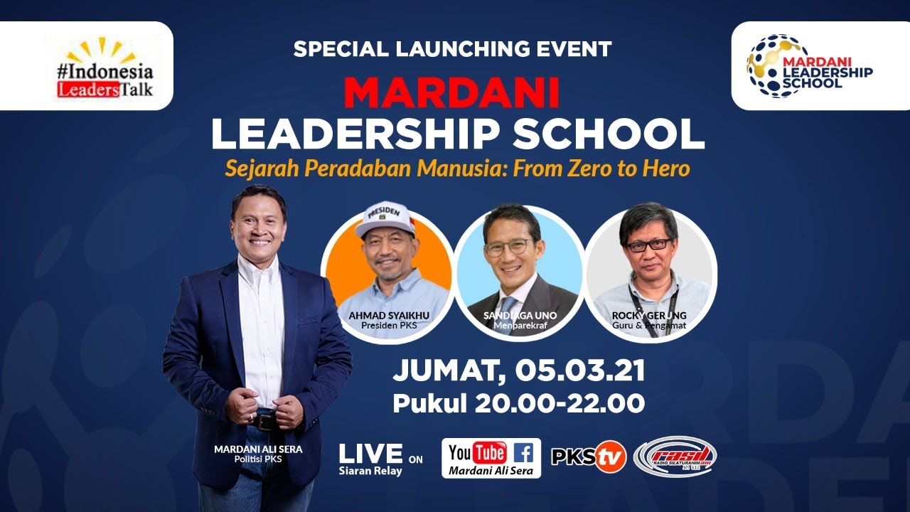 [LIVE] SPECIAL LAUNCHING: MARDANI LEADERSHIP SCHOOL - YouTube