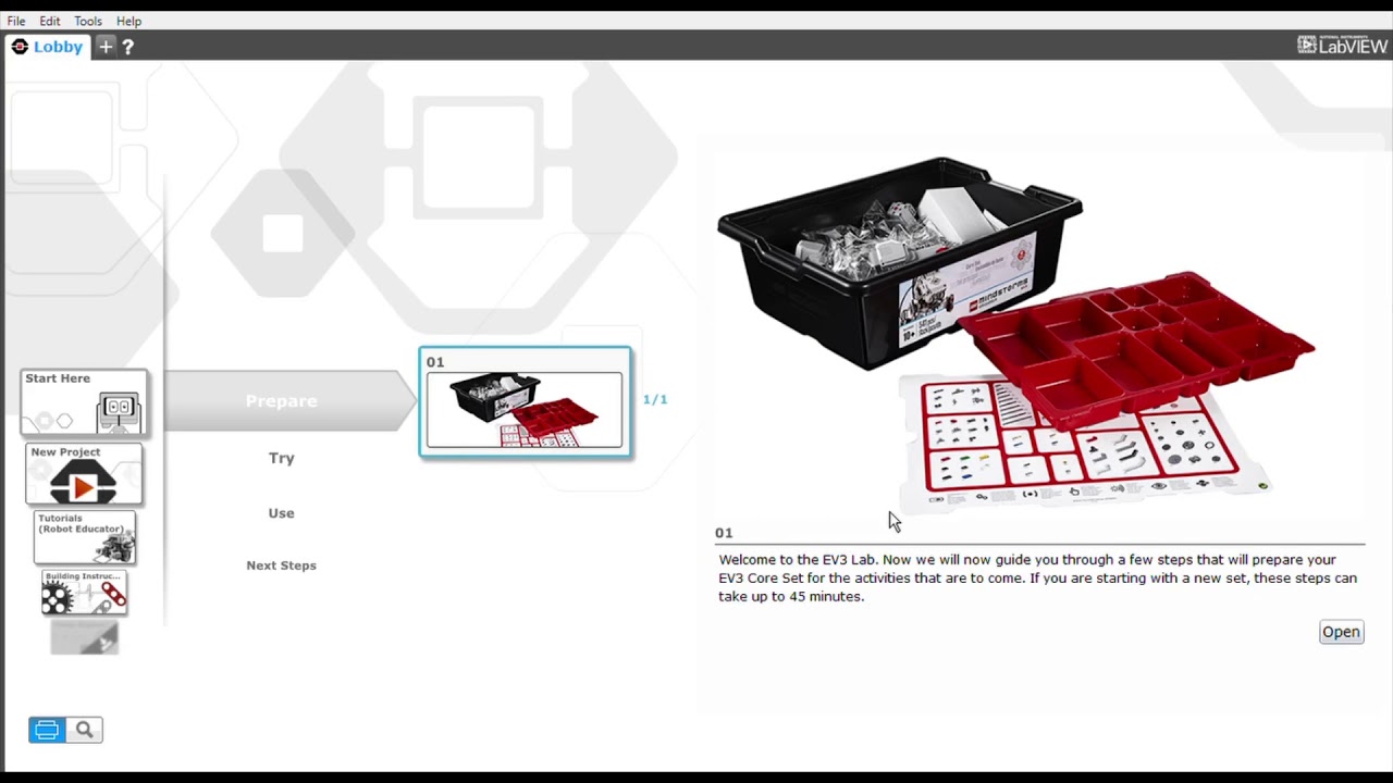EV3 Lesson 1 - Intro to Mindstorms Software - YouTube