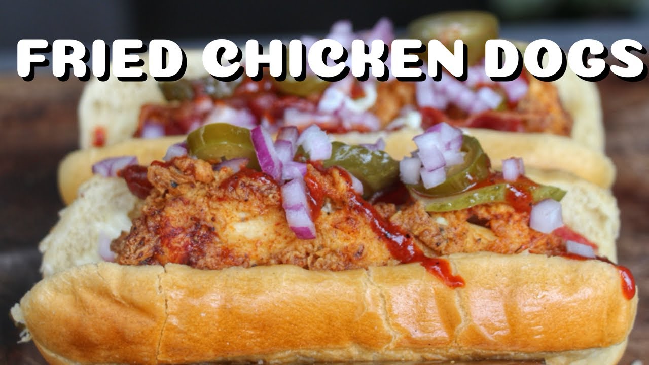 FRIED CHICKEN TENDER DOGS - NEW YORK CITY RECIPE by BLUE RIBBON CHICKEN ...