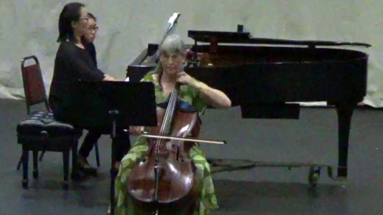 Dr. Anne Clark, Cello, and Dr. SongHwa Chae, Piano -- Martinu Cello ...