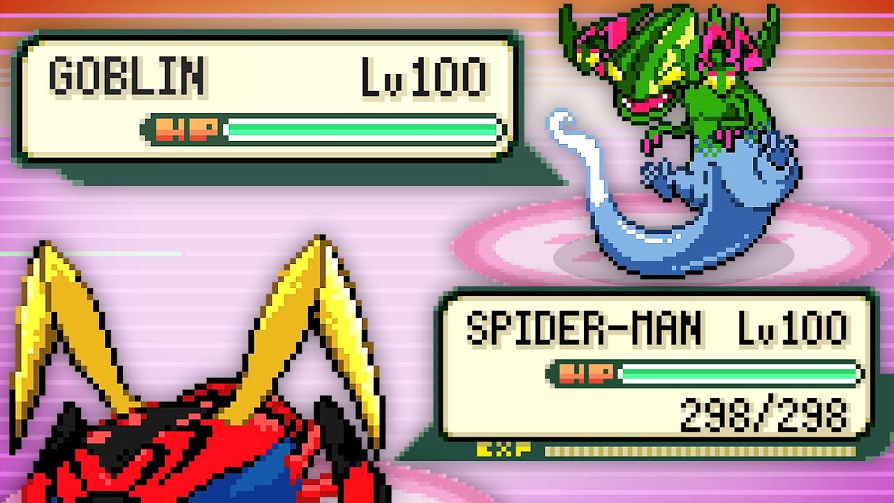 The Pokémon Game with Spider-Man Characters - YouTube