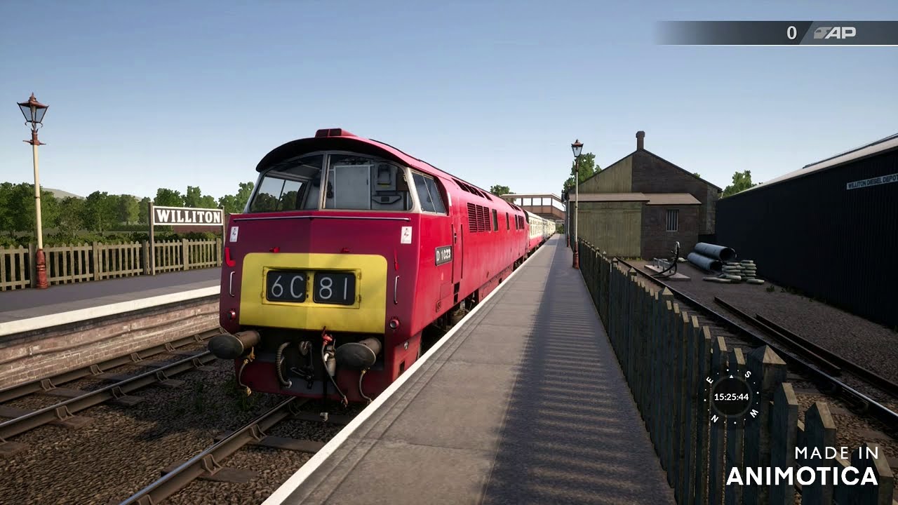 Class 53 on west summerset railway introduction scenario.(TSW) - YouTube