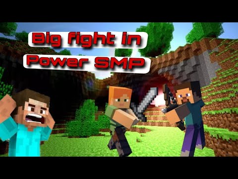 Big fight in power smp - YouTube