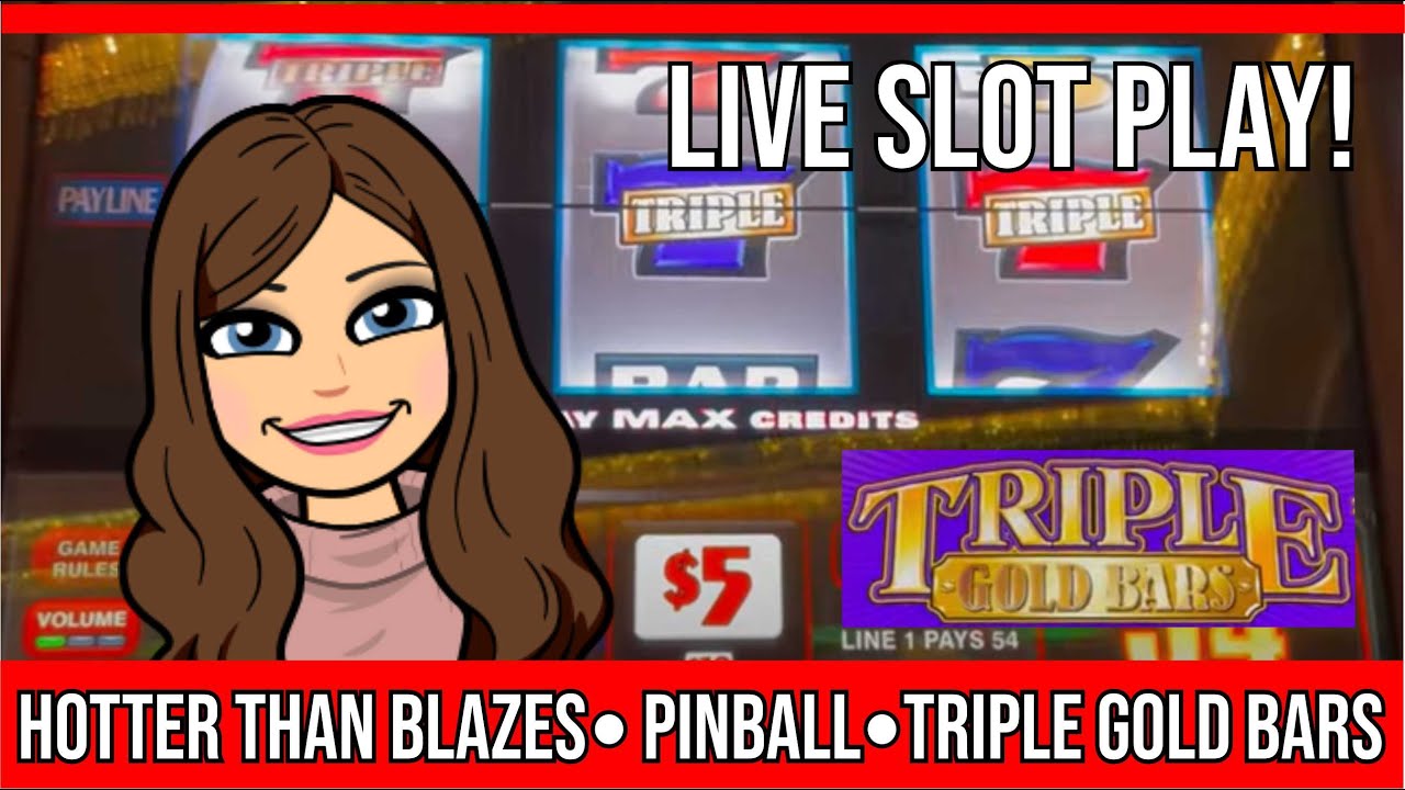 OLD SCHOOL PINBALL - TRIPLE GOLD BAR - HOTTER THAN BLAZES - High Limit ...