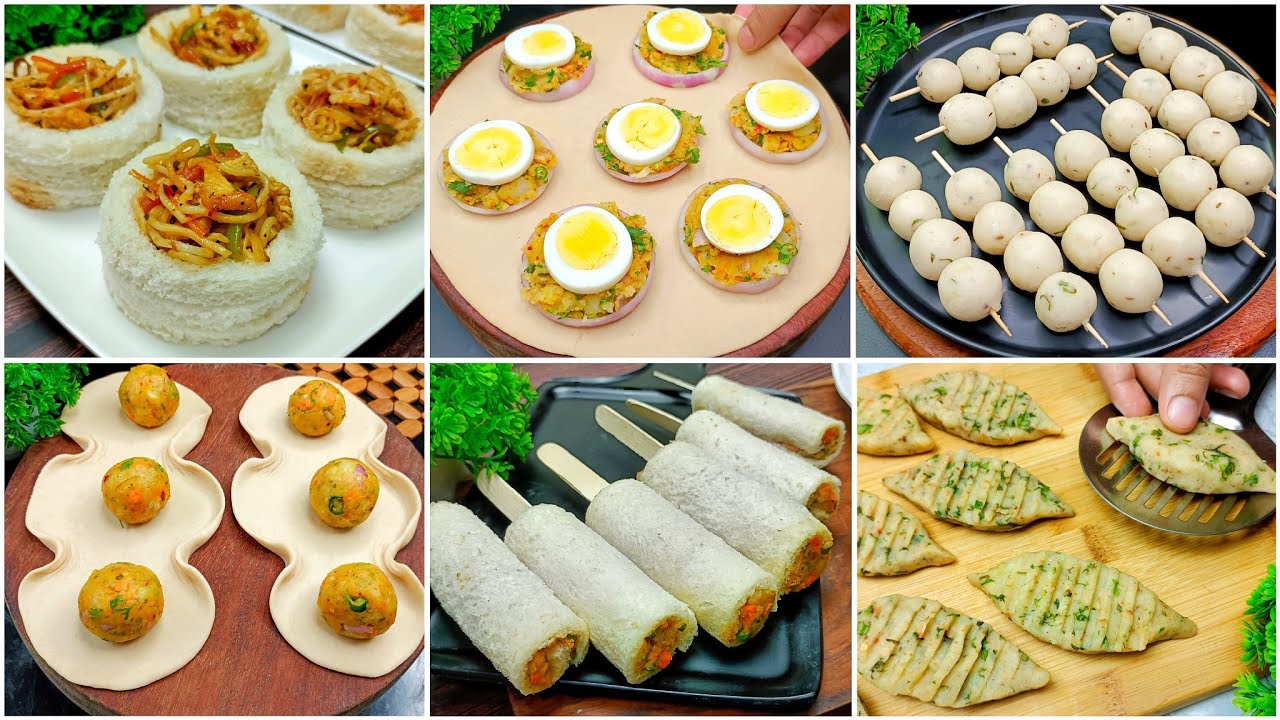 6 Easy Recipes | New Snacks Recipe | Evening Snacks | New Recipe ...