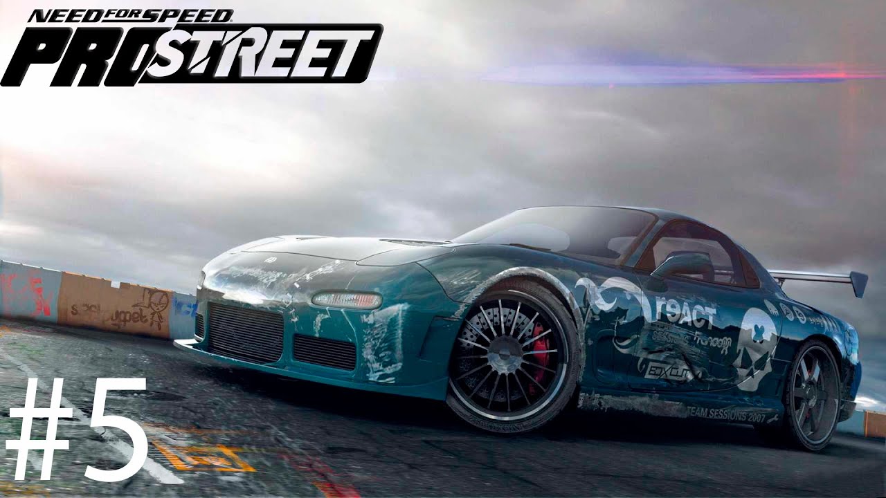 Прохождение NFS: ProStreet на 100% часть 5, React Team Sessions, новый "Bmw M3 e46" для скорости ...