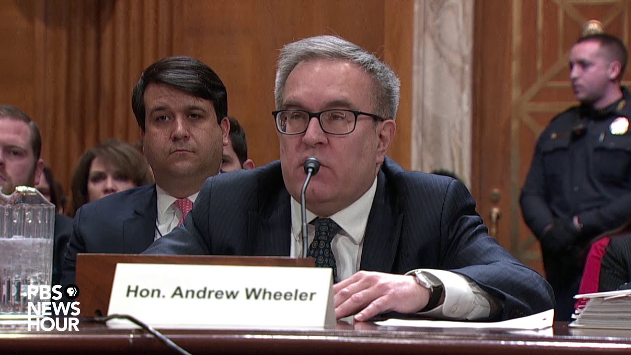 WATCH: EPA nominee Andrew Wheeler delivers statement at confirmation ...